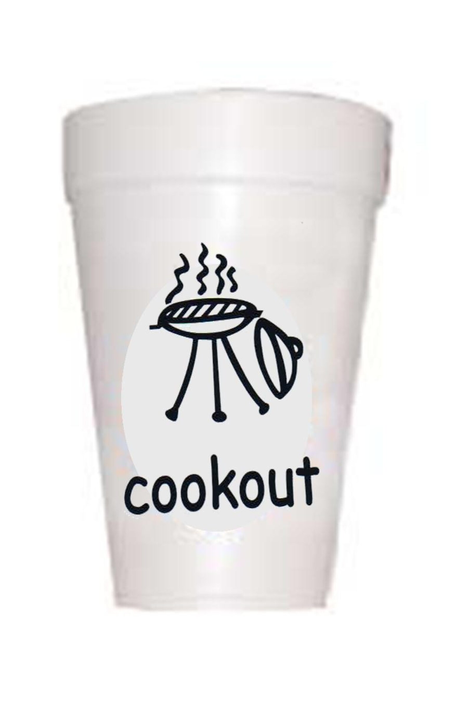 Cook Out Cups-styrofoam - Etsy