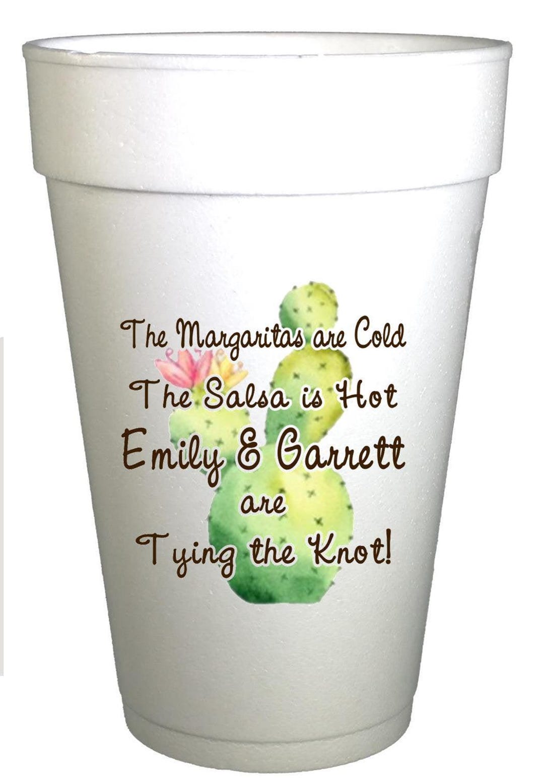 Personalized Party Cups: Custom Logos and Colors (16oz Foam) - Etsy
