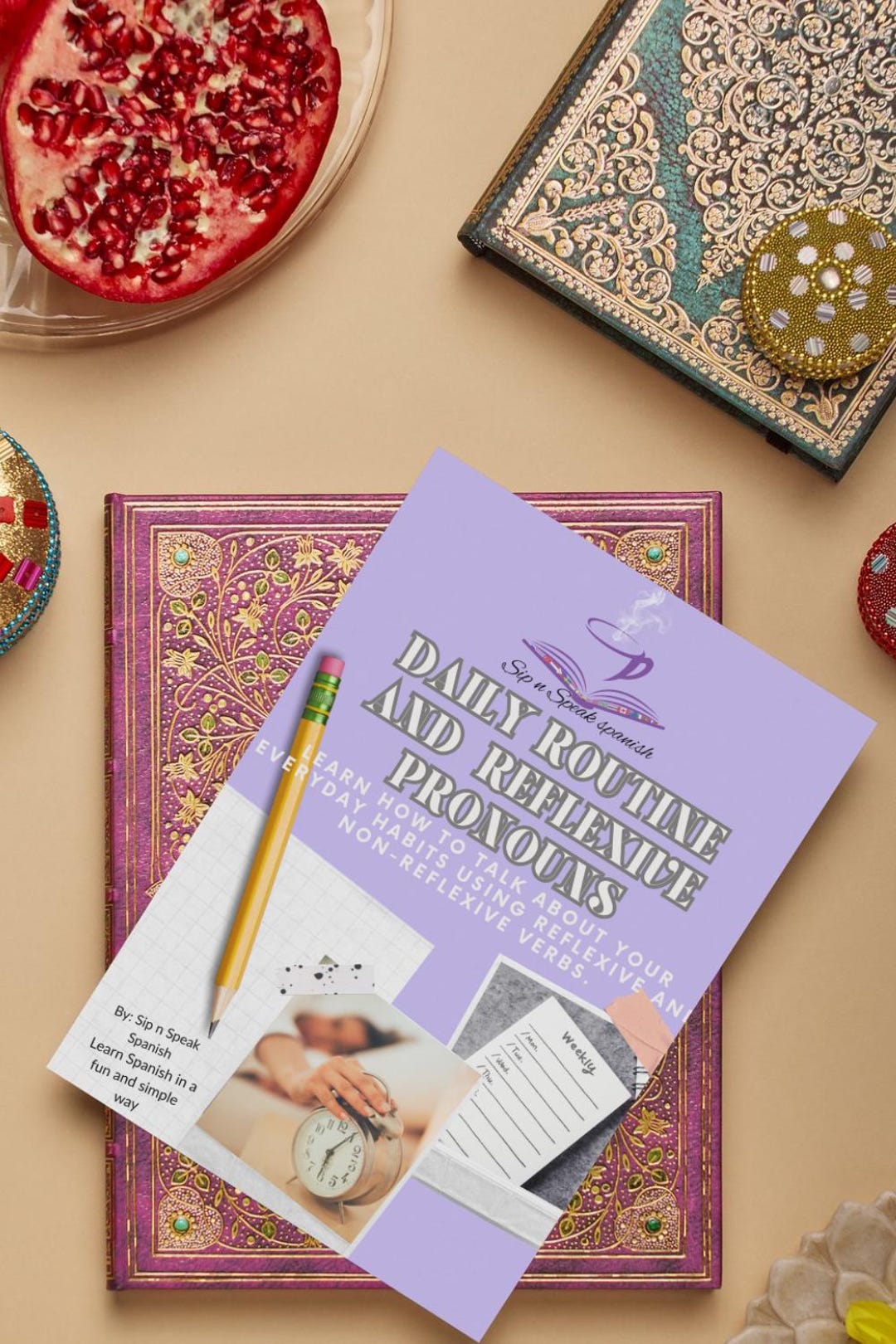 Reflexive Verbs: Daily Routine Guide - Etsy