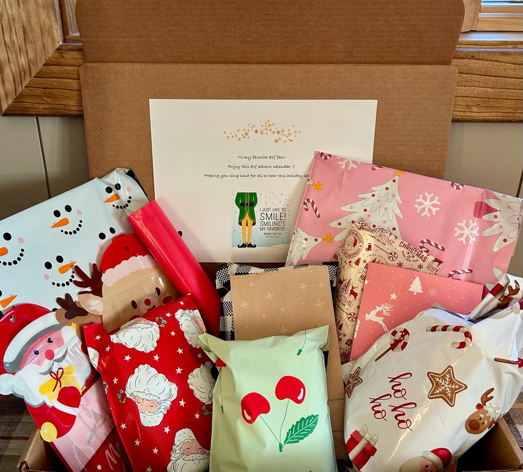 Elf Gift Box Elf Advent Calendar Buddy the Elf Elf Merch Elf Box Elf ...
