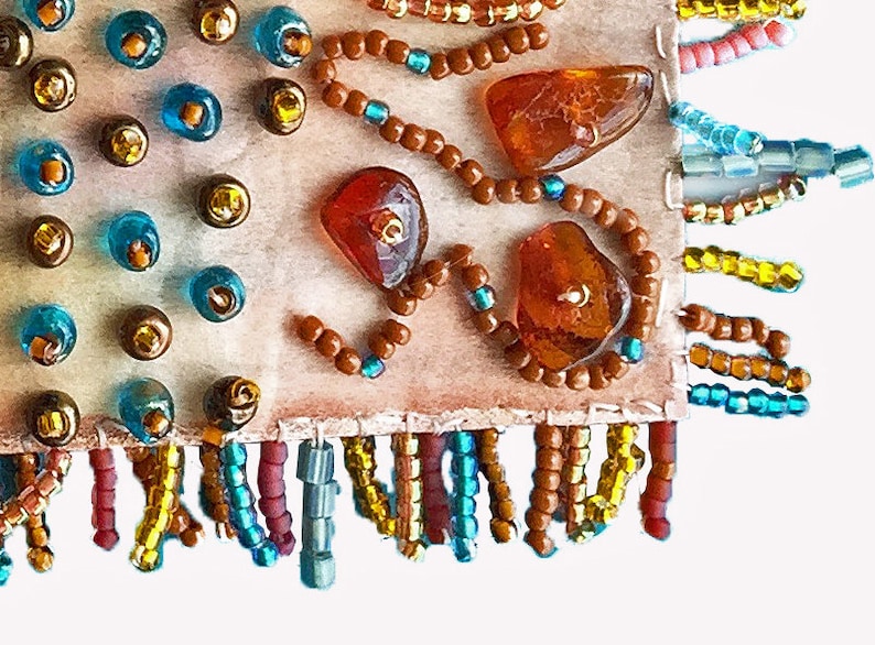 Bead Embroidery Kit Indian Blanket Design - Etsy