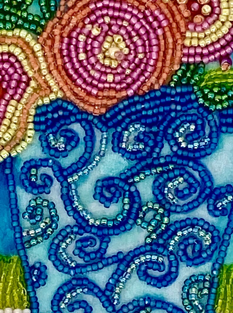 Flower Pot Bead Painting Kit - Etsy