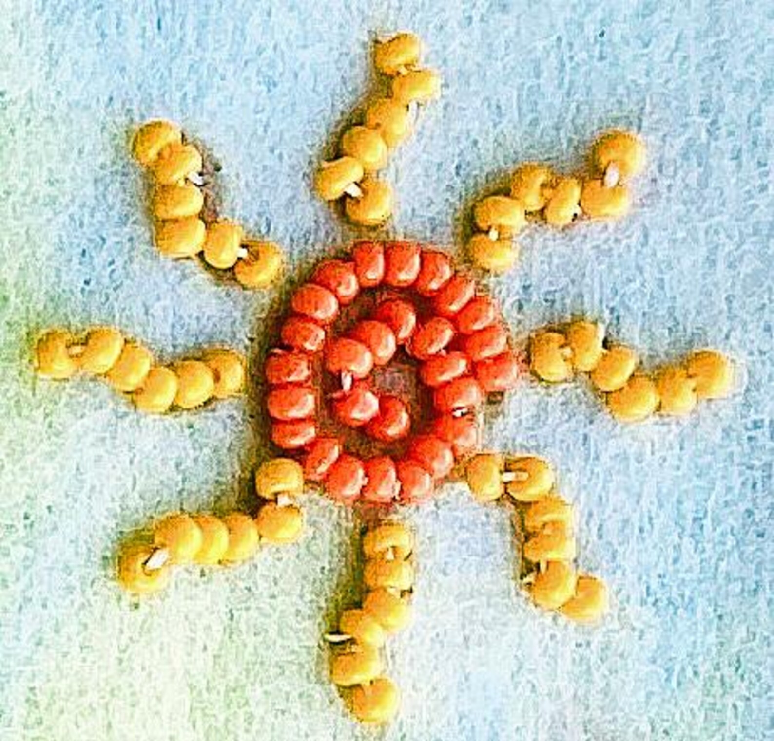 Bead Embroidery Kit Sun Sampler Design - Etsy