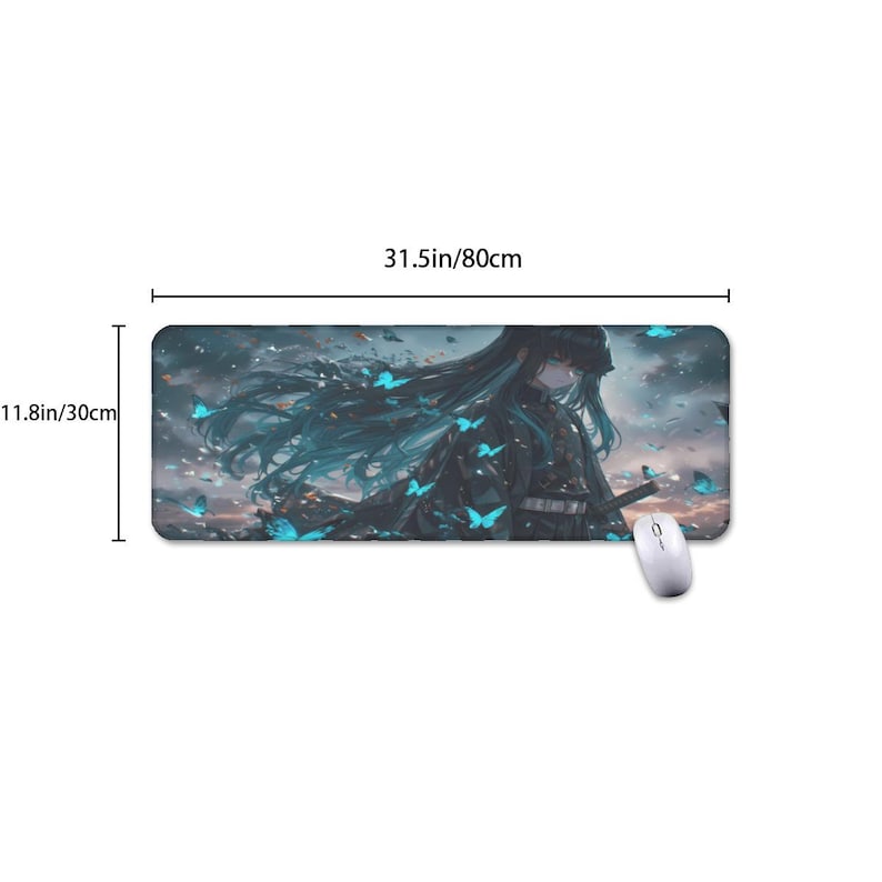 Muichiro Tokito Mousepad – Demon Slayer Desk Mat | Anime Gaming Mouse ...