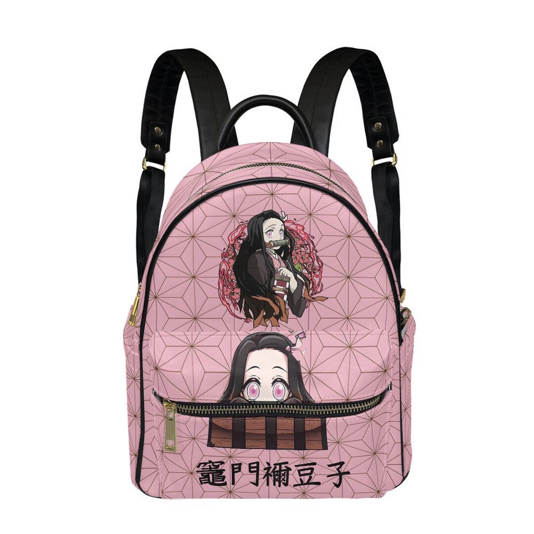 Nezuko Kamado Backpack – Demon Slayer School Bag | Anime Student ...