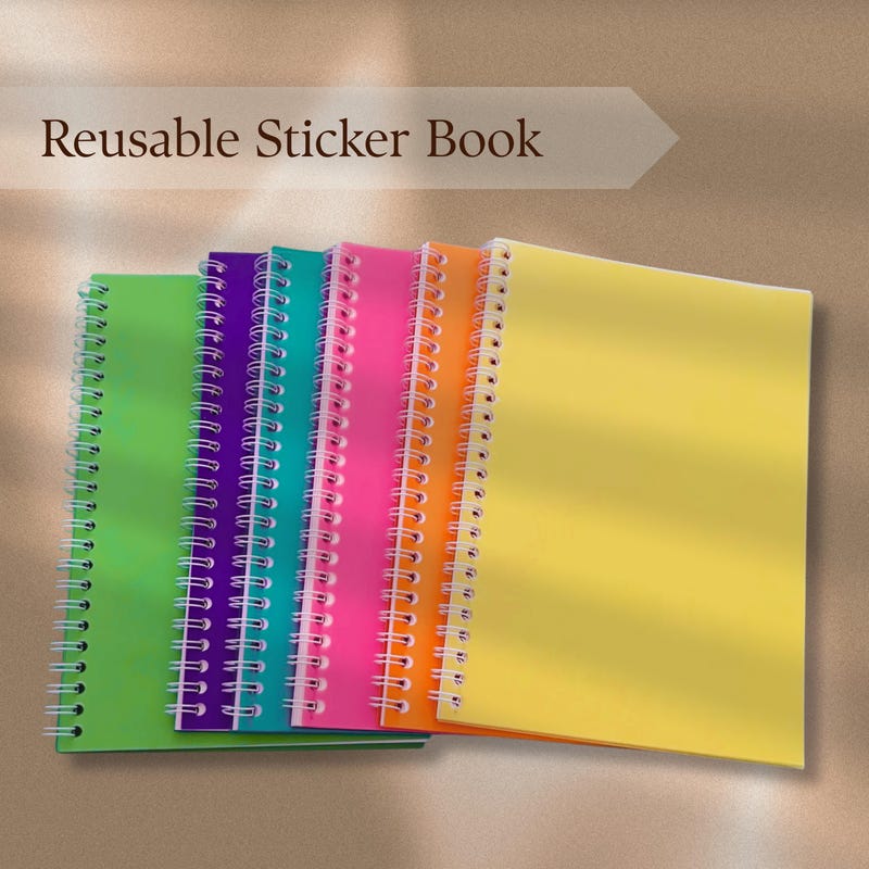 Reusable Sticker Book - Etsy