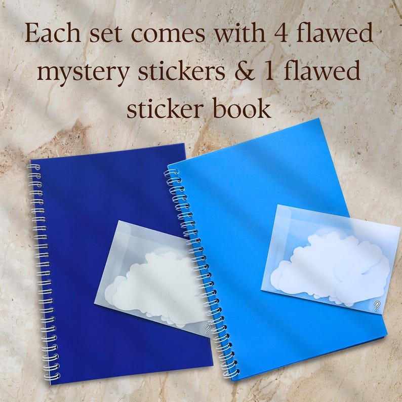 Flawed Reusable Sticker Album Sticker Collection Book 8.3" X 5.8 ...