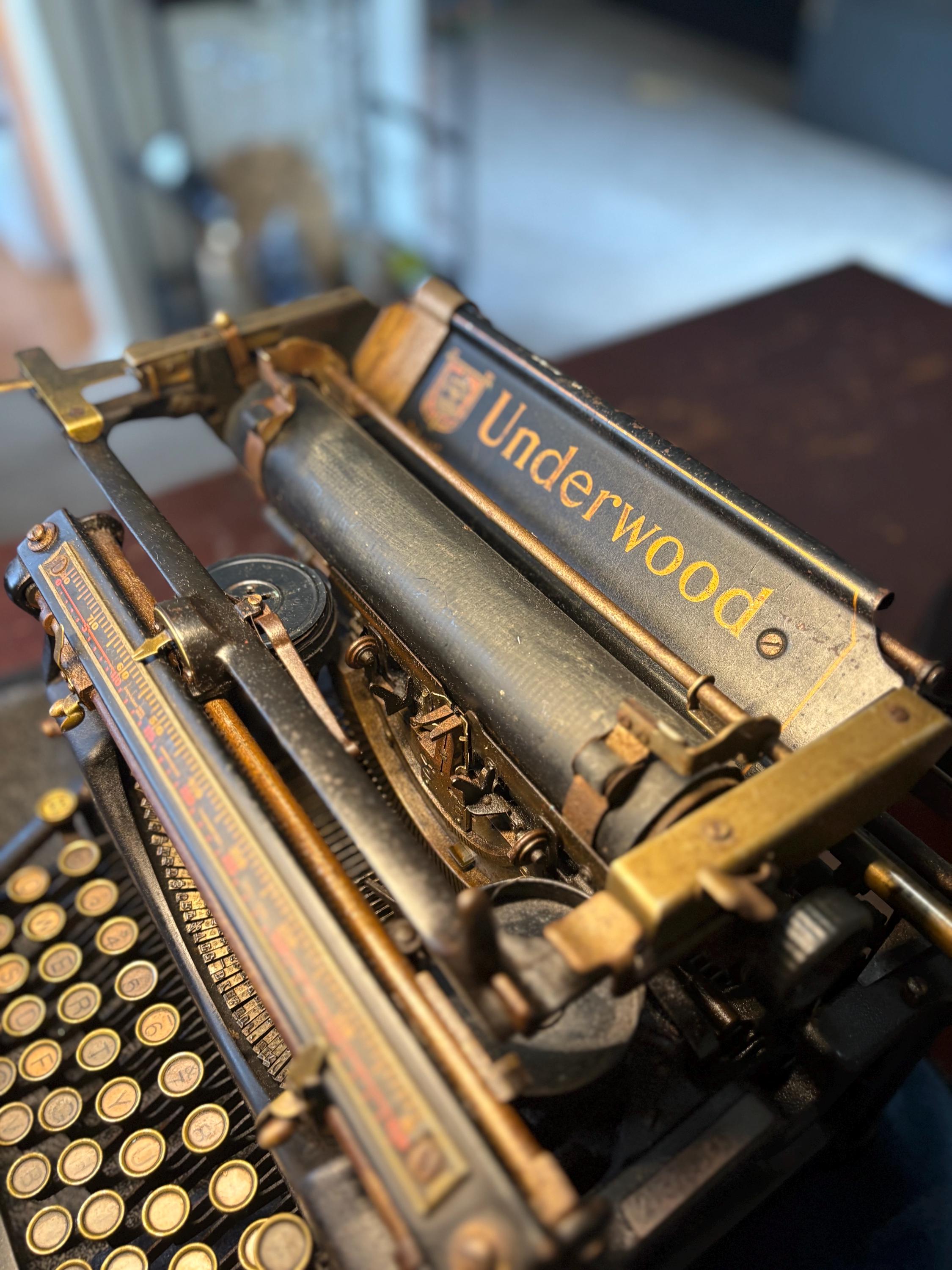 1927 Underwood Standard Typewriter No. 5 – Baltimore Typewriter ...