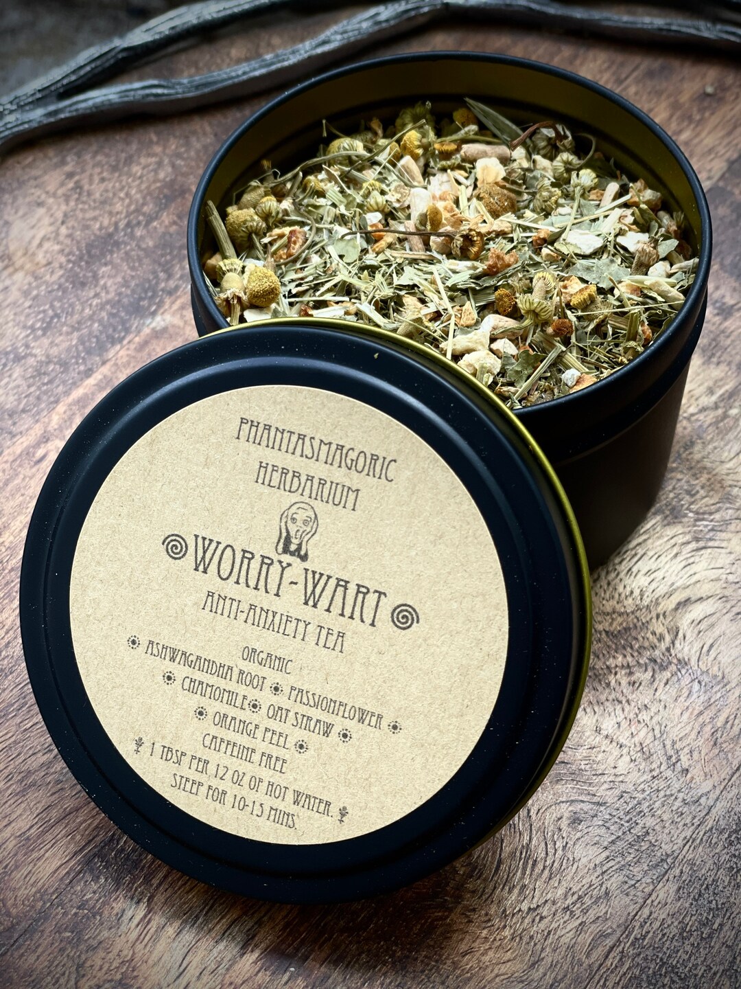 Worry-wart Anti-anxiety Organic Tea - Etsy