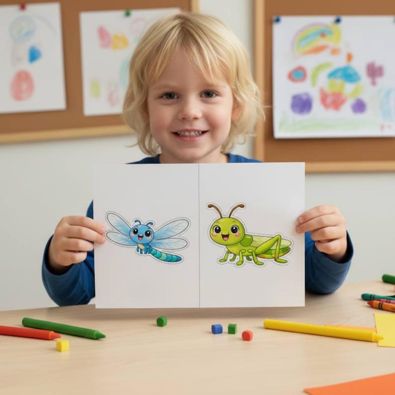 Insect Cutouts Printable | Bug Scissor Skills for Toddlers - Etsy