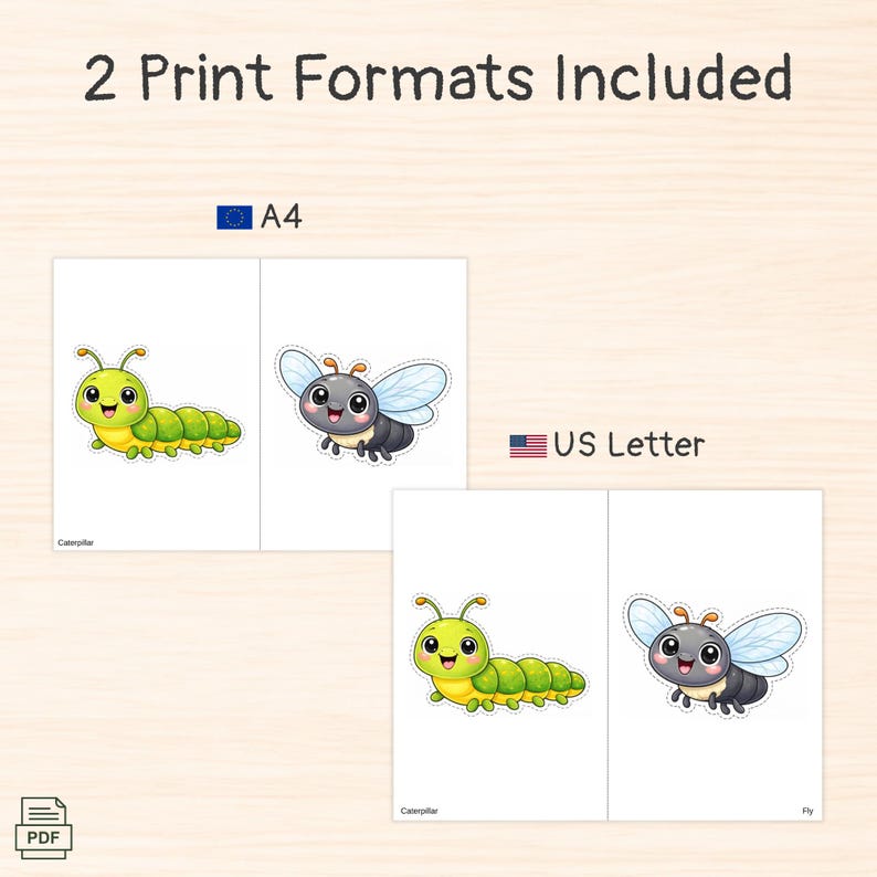 Insect Cutouts Printable | Bug Scissor Skills for Toddlers - Etsy