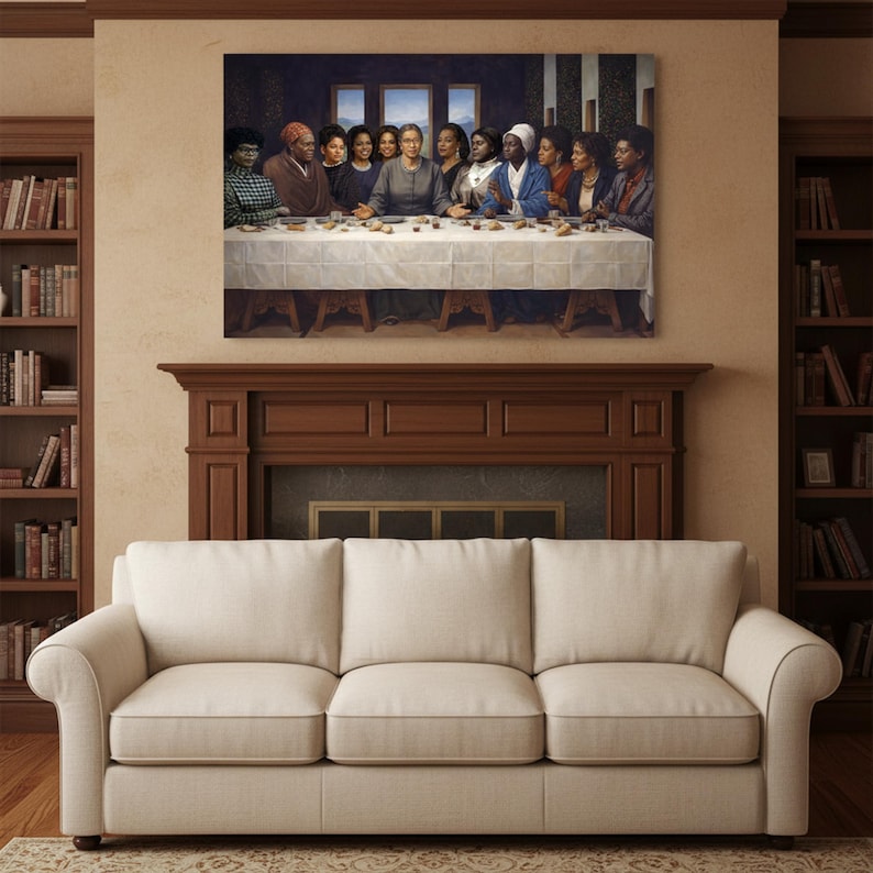 Black Women Last Supper Art Print | Black History Digital Download ...