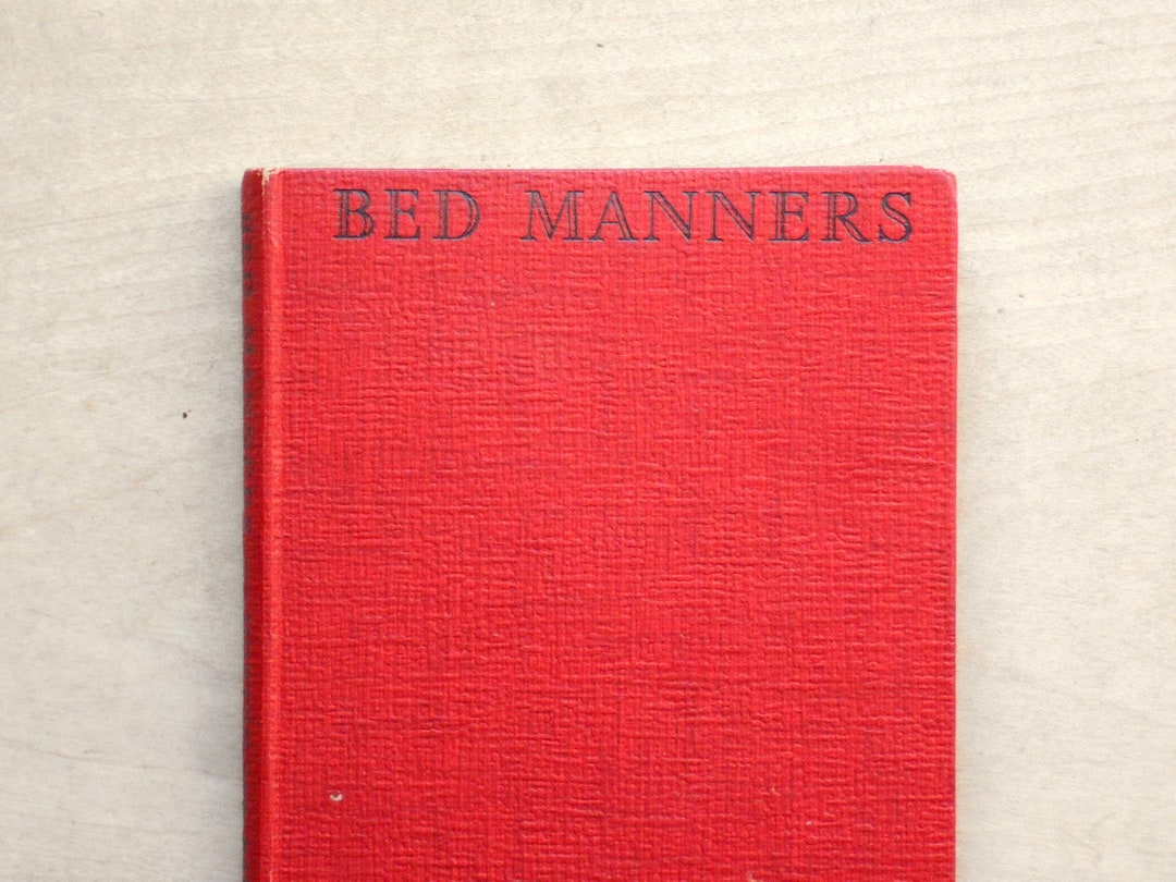 Vintage 1950s Bedroom Etiquette Book Bed Manners Etsy