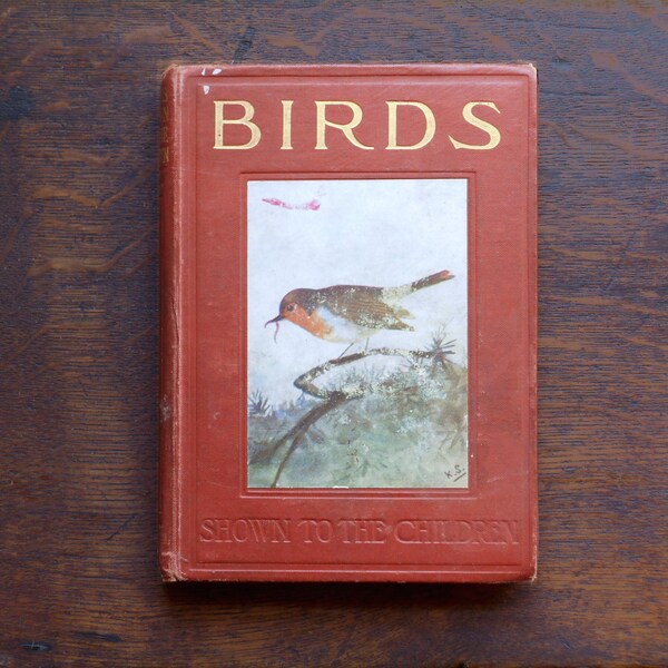 Vintage Bird Book - Etsy