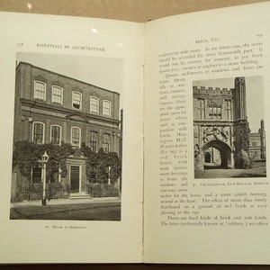 Antique Architecture Book 1900s Essentials in Architecture by - Etsy