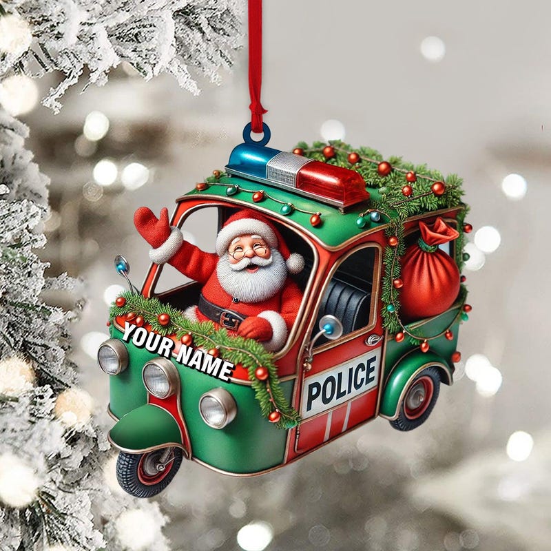Police Officer Santa - Etsy