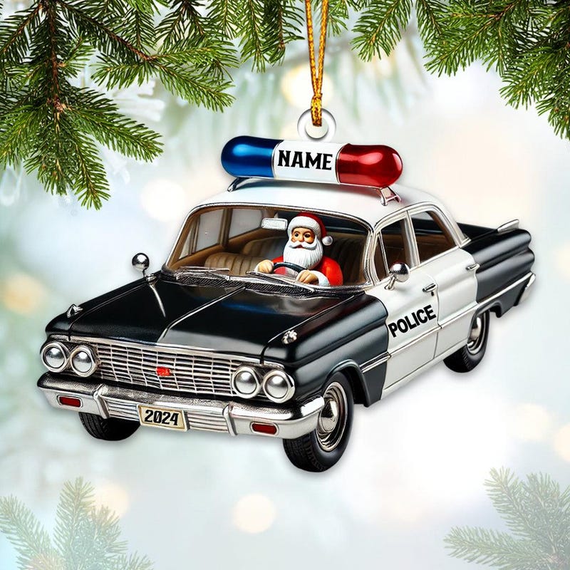 Policeman Santa - Etsy