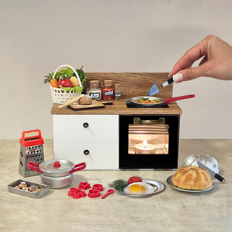Real Working Mini Kitchen - Etsy