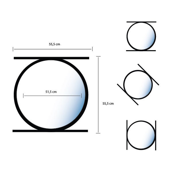 Mirror in Fumed Oak or Oak. Handmade Eco Friendly. | Etsy