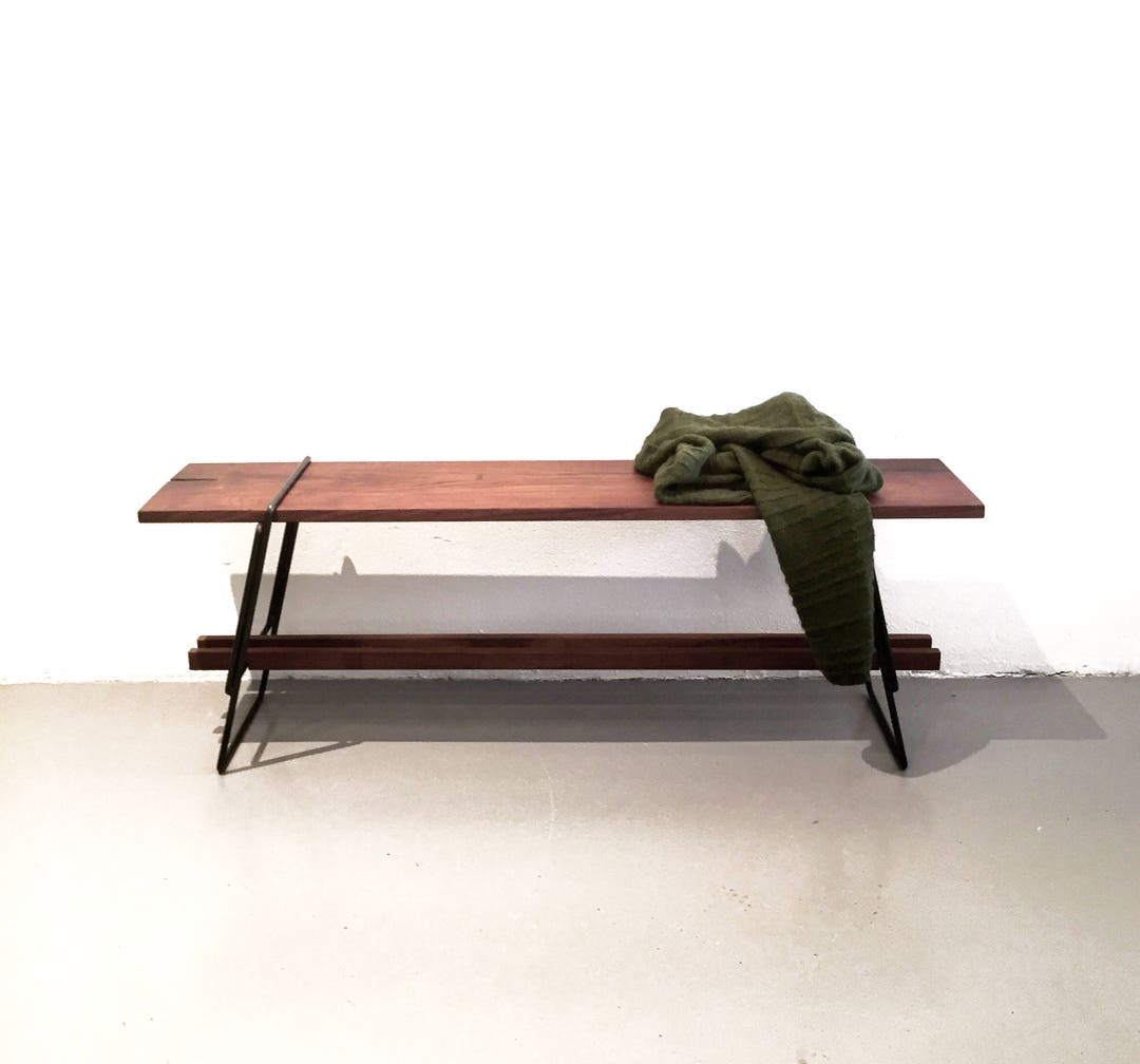 AGUSTAV Bench. Nordic Minimalistic Design Handmade in - Etsy
