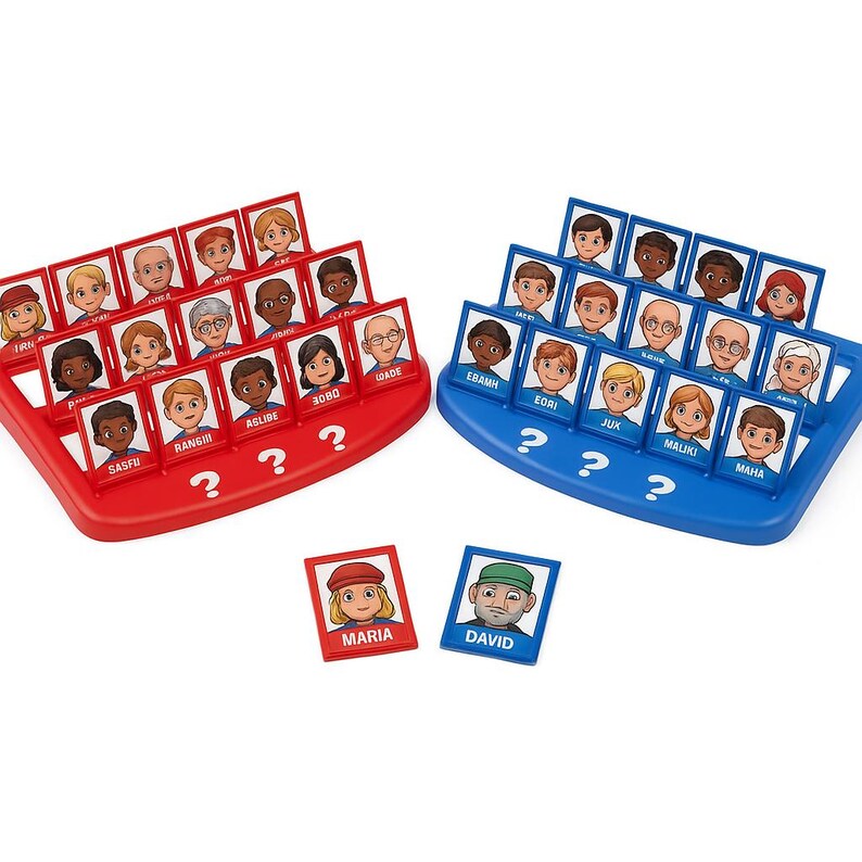 Canva "guess Who?" Template – Editable Game With Your Own Photos and ...