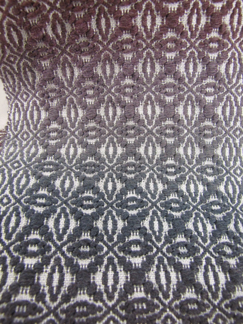 Honeysuckle Overshot Woven Scarf - Weaving Draft (pattern) - Etsy