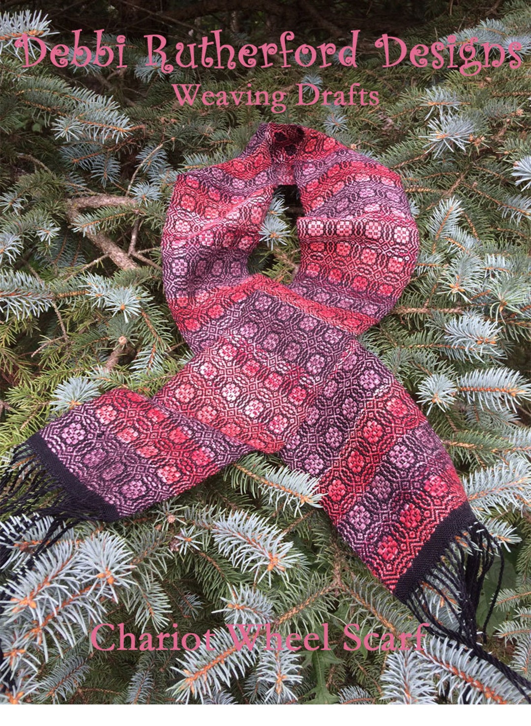 Chariot Wheel Overshot Scarf - Weaving Draft (pattern) - Etsy