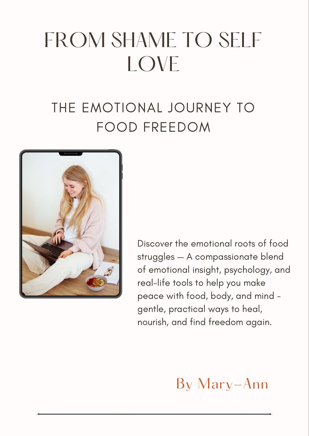 Emotional Eating Workbook | Binge Eating Journal | Printable Food ...