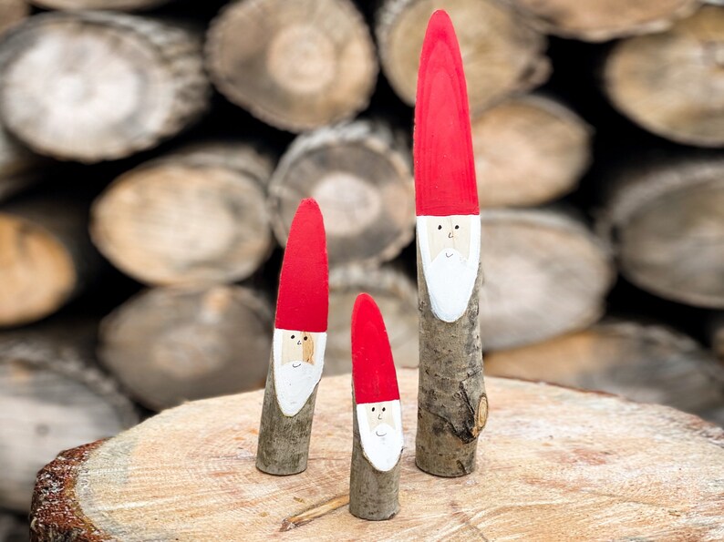 Aspen Stick Santas - Etsy