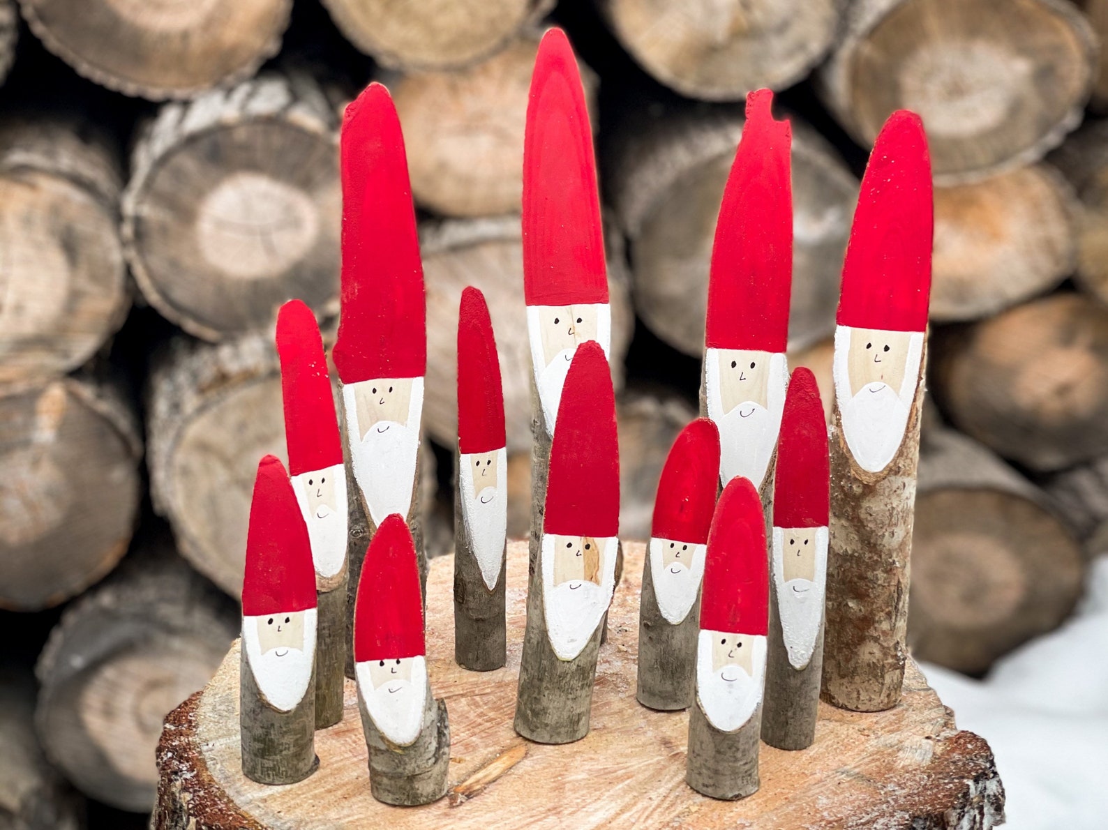 Aspen Stick Santas - Etsy