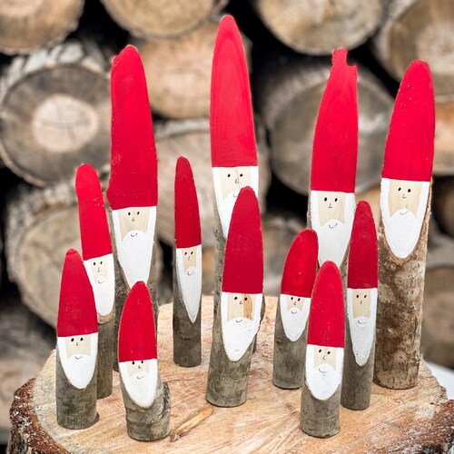 Aspen Stick Santas - Etsy