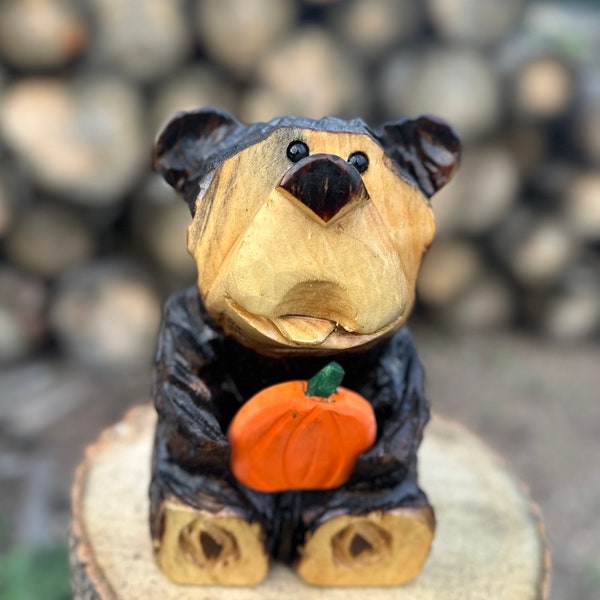 Pumpkin Bear - Etsy