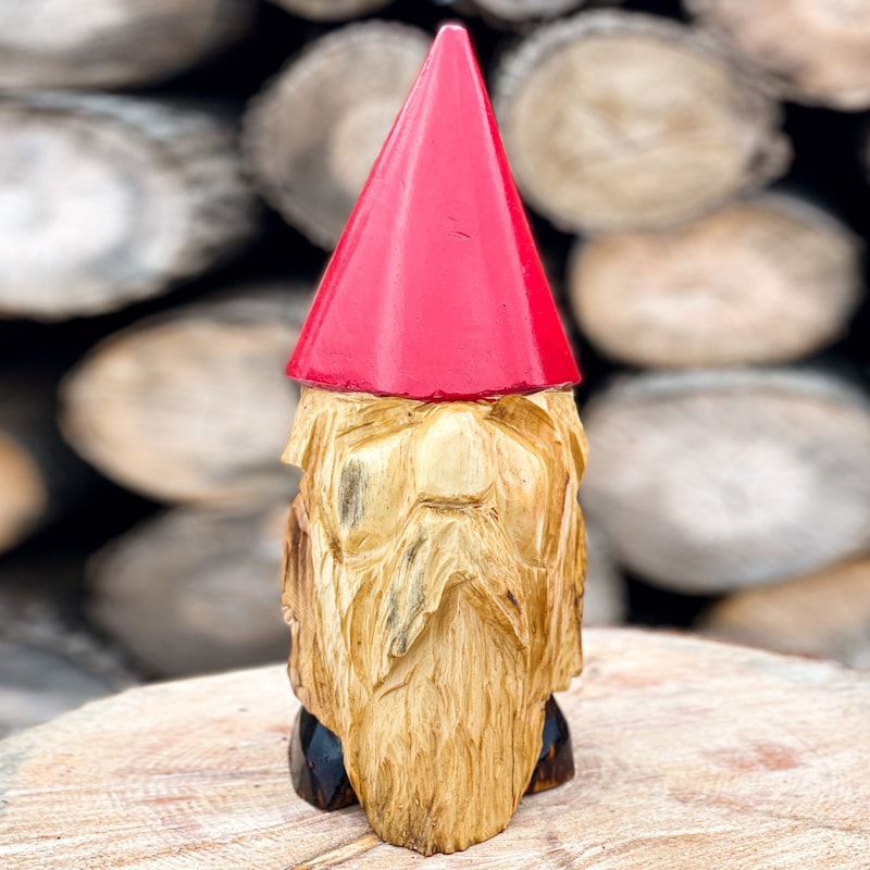 Wooden Gnome - Etsy