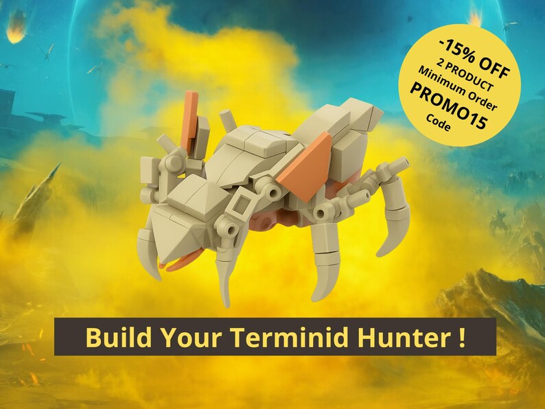 Helldivers 2 Hunter Lego Moc Model - Terminid Hunter - DIY - Perfect ...