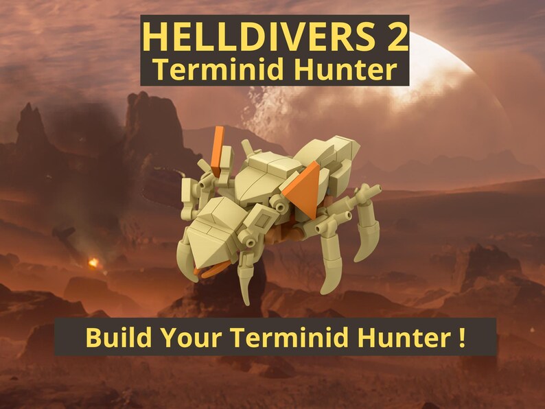 Helldivers 2 Hunter Lego Moc Model - Terminid Hunter - DIY - Perfect ...