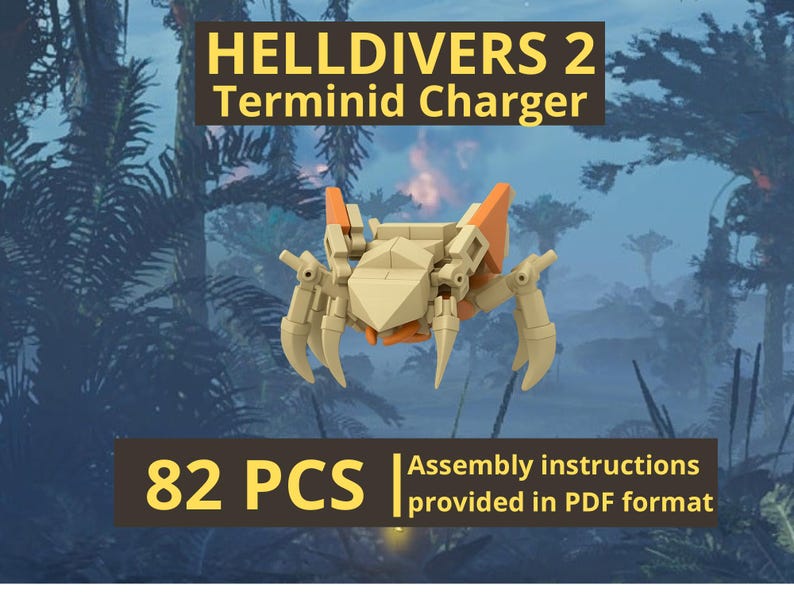 Helldivers 2 Hunter Lego Moc Model - Terminid Hunter - DIY - Perfect ...