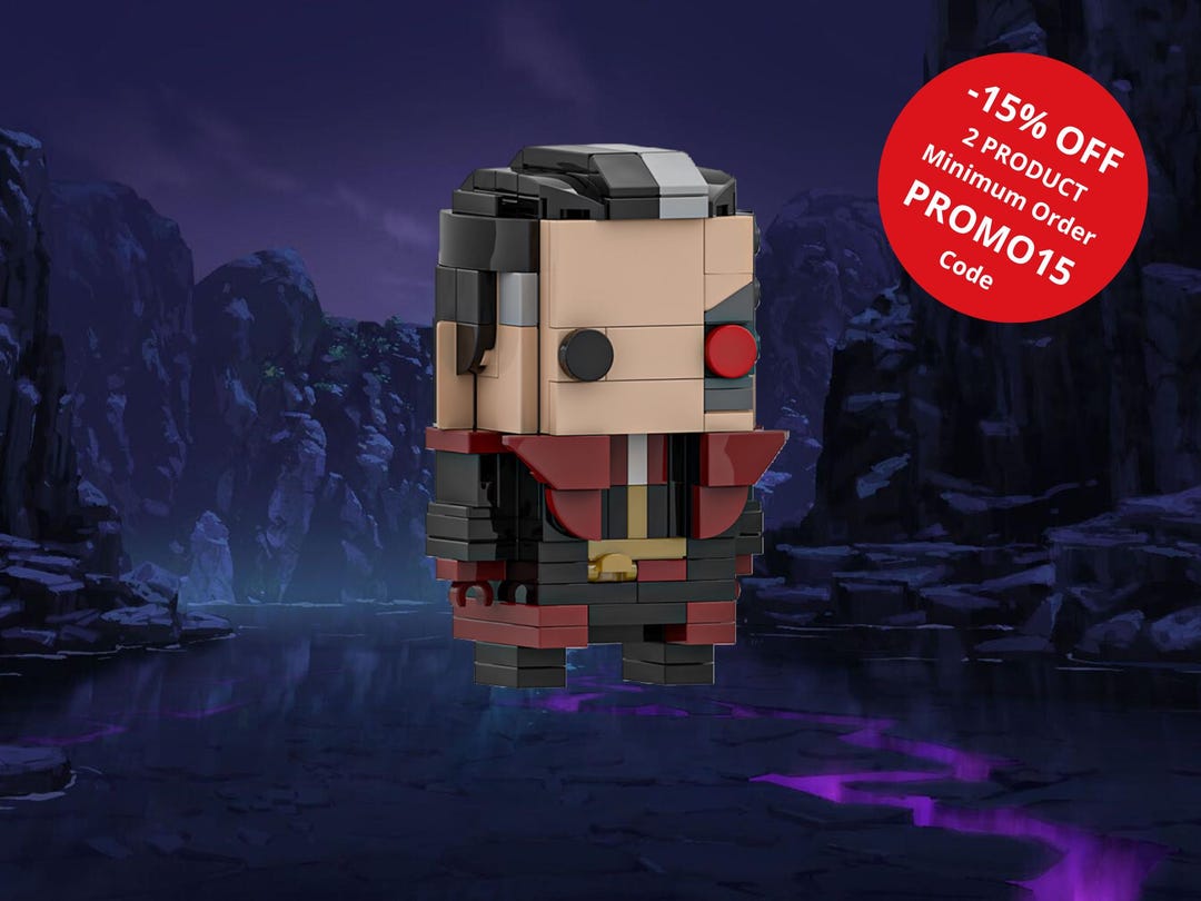 League of Legends Silco Lego MOC Figure – Arcane Villain Pop Style ...