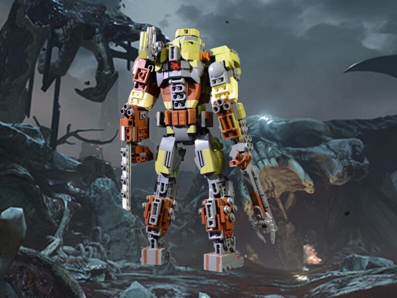 DOOM Slayer Lego MOC Model – Iconic Demon Hunter Figure – DIY – Perfect ...