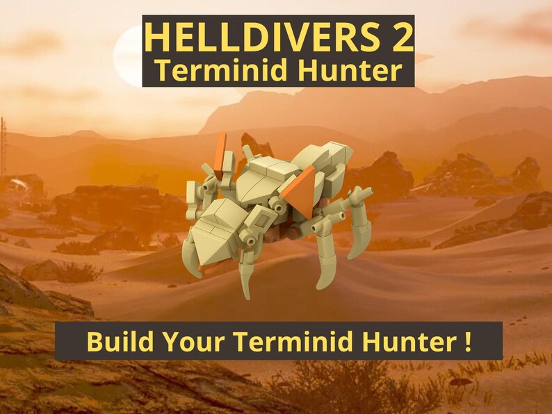Helldivers 2 Hunter Lego Moc Model - Terminid Hunter - DIY - Perfect ...