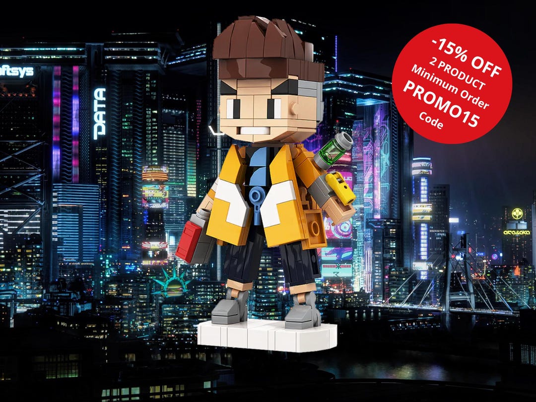 Cyberpunk Edgerunners David Lego MOC Figure – Night City Pop Style ...