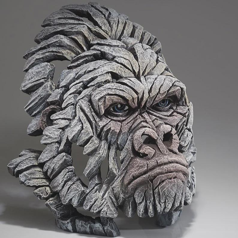 Christmast Gorilla Bust Sculpture STL/OBJ/GLB 3D Print Model - Etsy