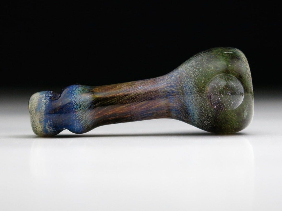 Multi-colored Small Blown Glass Chillum - Etsy