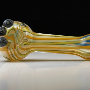 Thick and Unique Hand Blown Glass Pipe - Etsy
