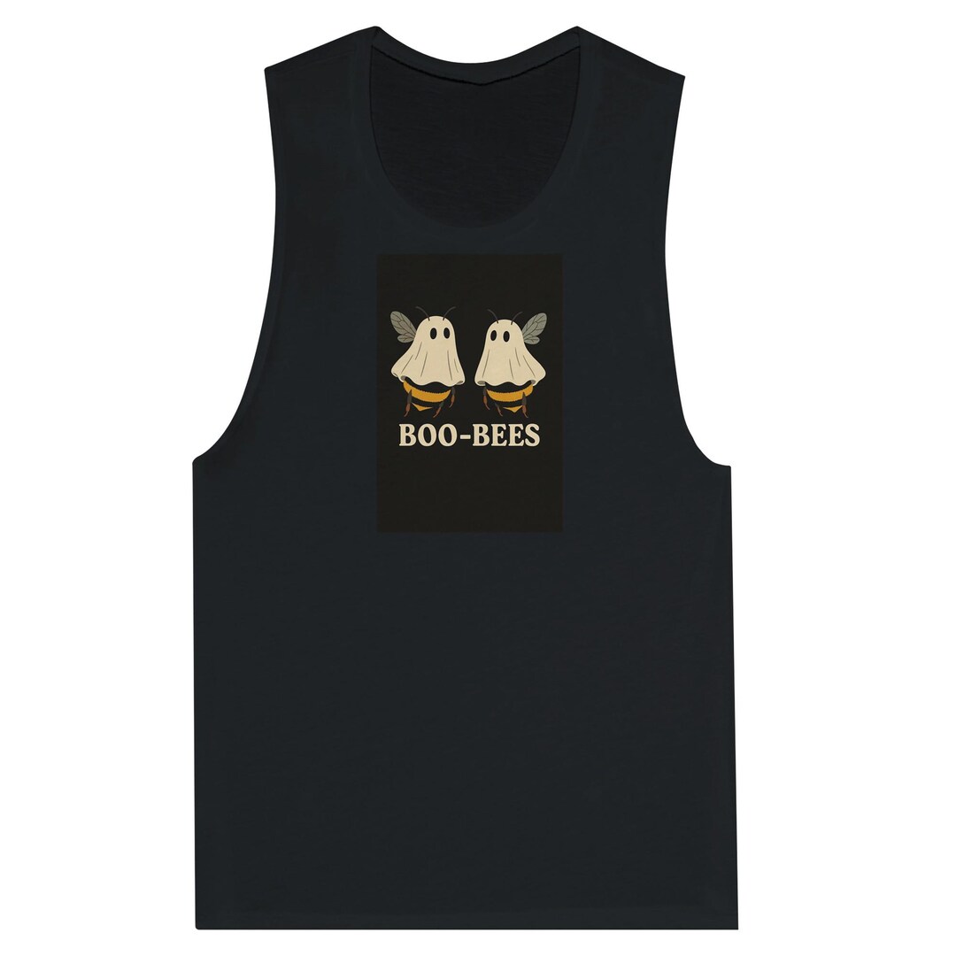 Funny Ghost Bee Tank Top - Hilarious Insect Halloween Shirt - Perfect ...