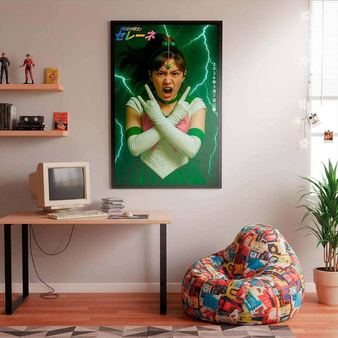 Feel the Power of Sailor Jupiter - Lightning Attack Wall Decor, Sailor ...