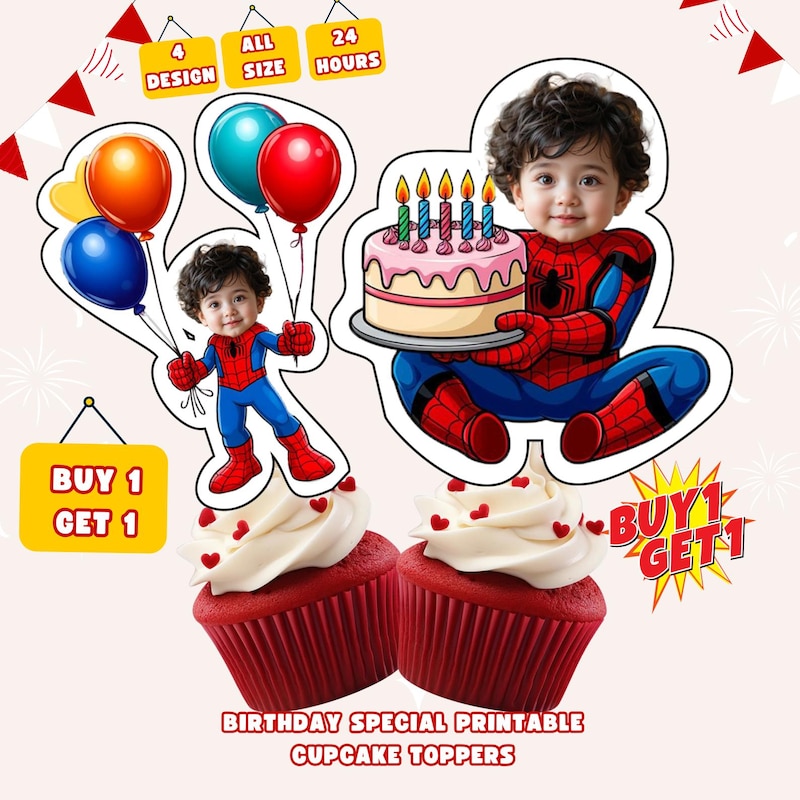 Candy Cupcake Decorations - Etsy