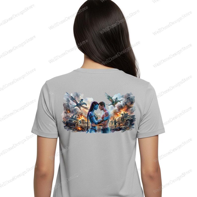 Avatar Fire and Ash PNG, Sci-fi Movie 2025 Shirt Design, Pandora World ...