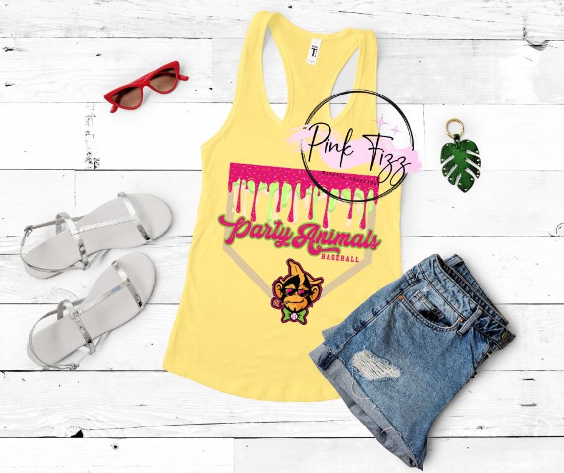 Party Animals PNG | Bananas Baseball | Bananas | Baseball | Drippy ...