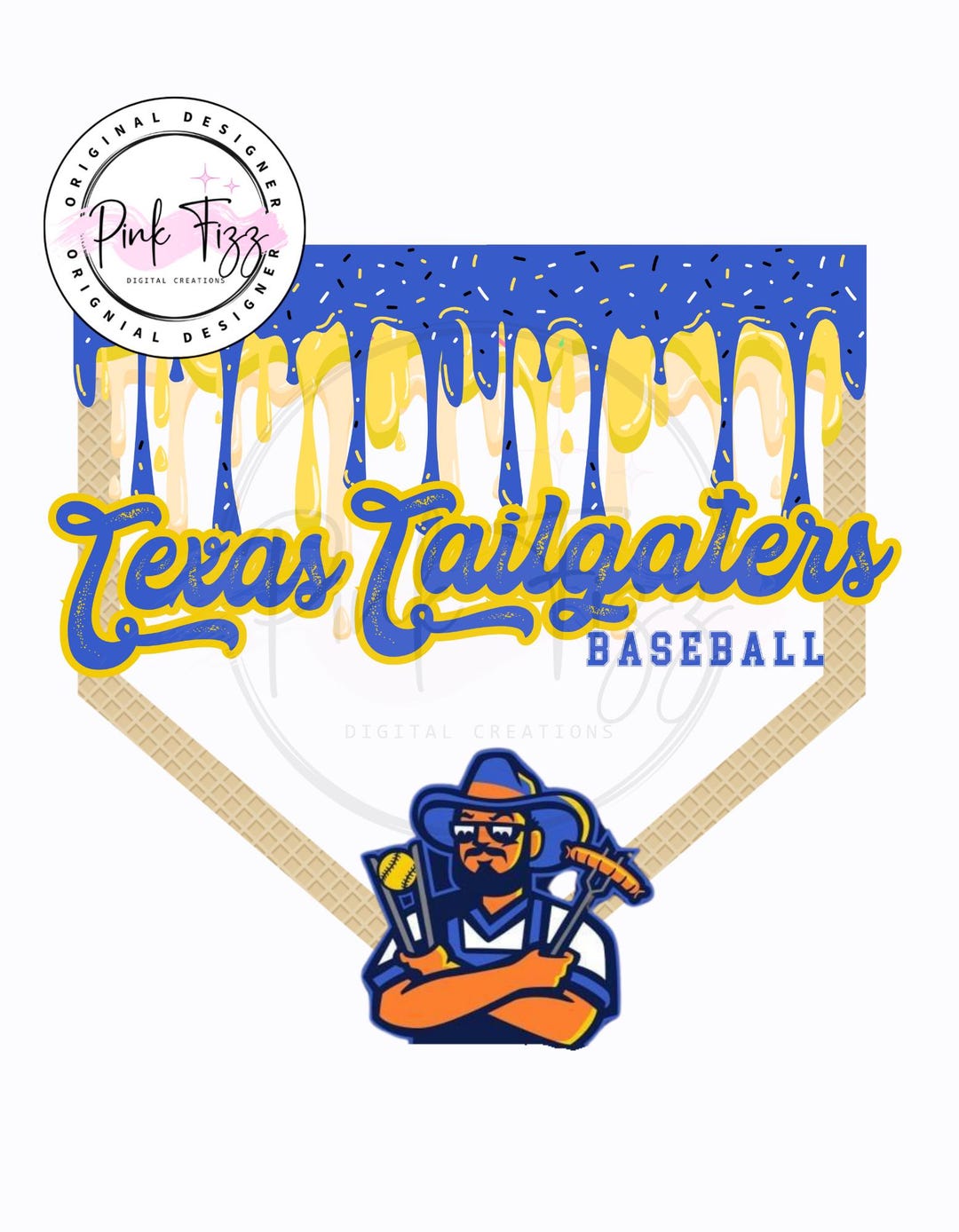 Texas Tailgaters PNG | Bananas Baseball | Bananas | Baseball | Let's Go ...