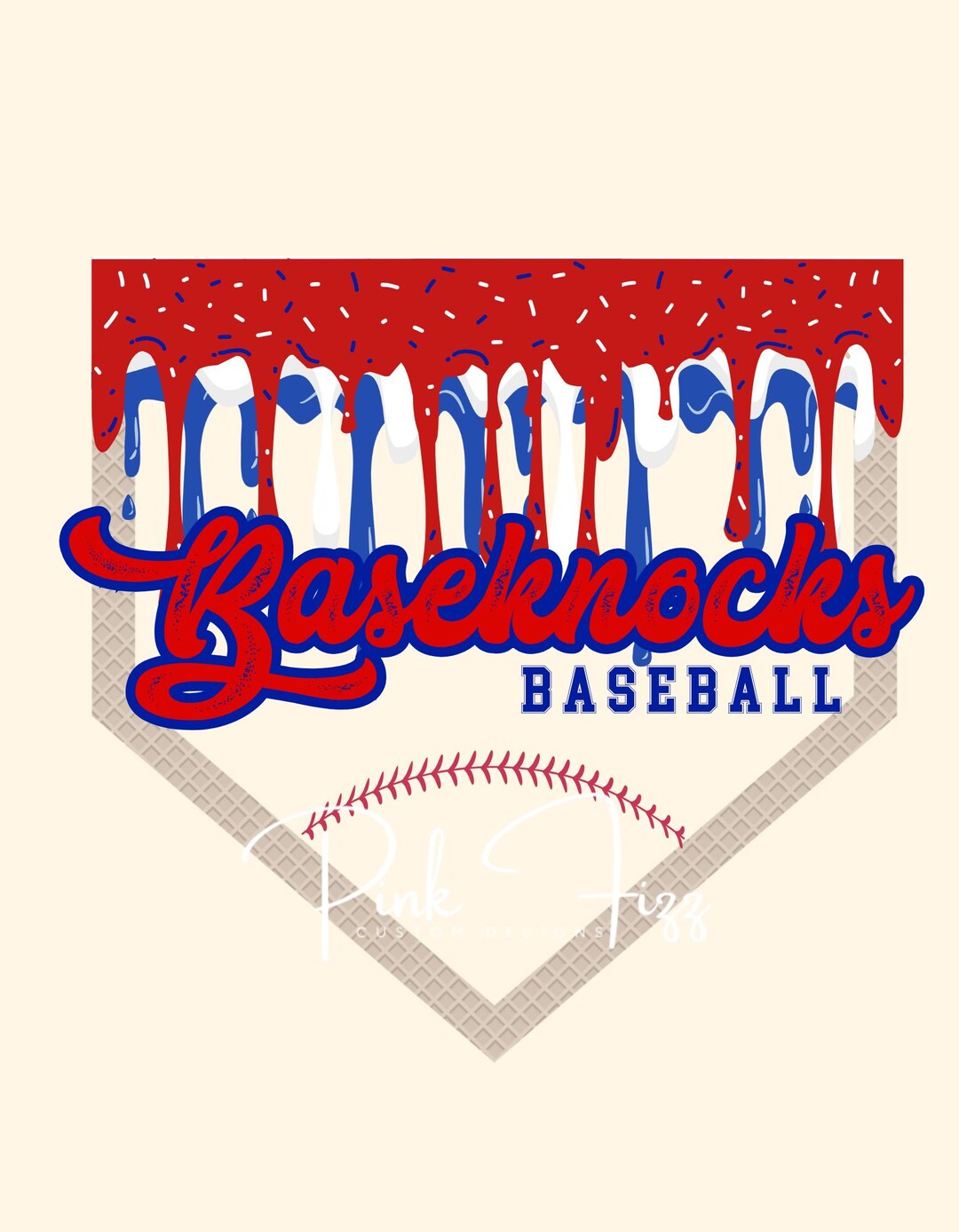 Custom Baseball Drippy PNG | Custom Baseball Drip | Ice Cream Drip ...